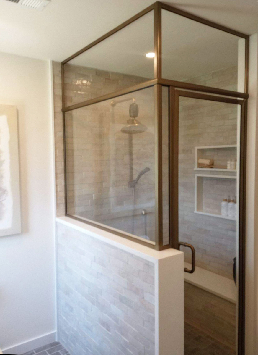 Framed Shower Enclosure · Glass And Mirror Company Englewood Fl
